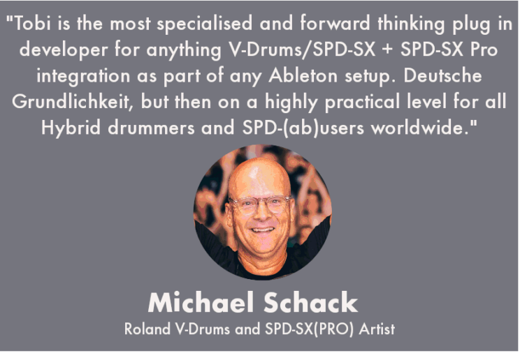 Extended Computer Midi Keyboard In Ableton Live Ableton Drummer